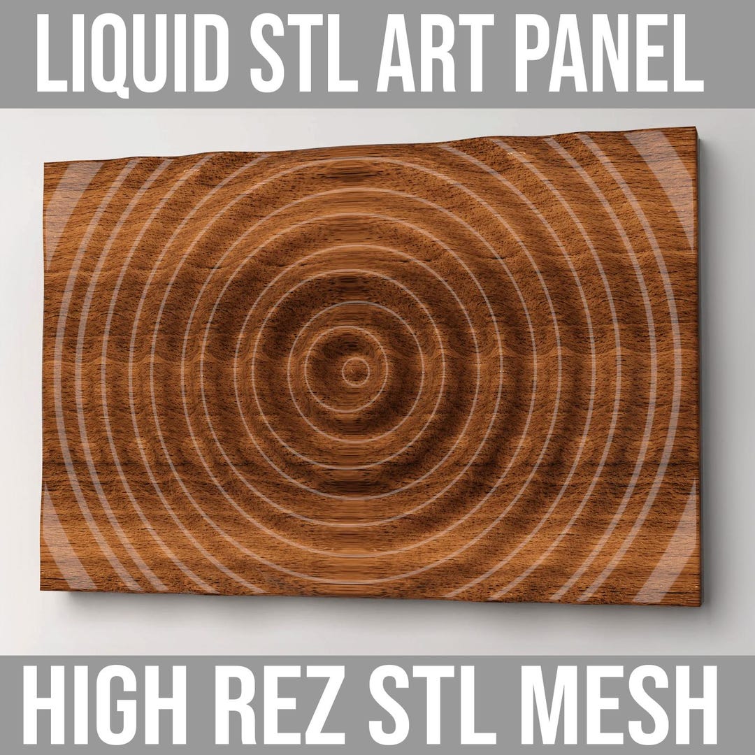 3D Wall Panel Design File | CNC Stl File | Dimensional Wall Art ...