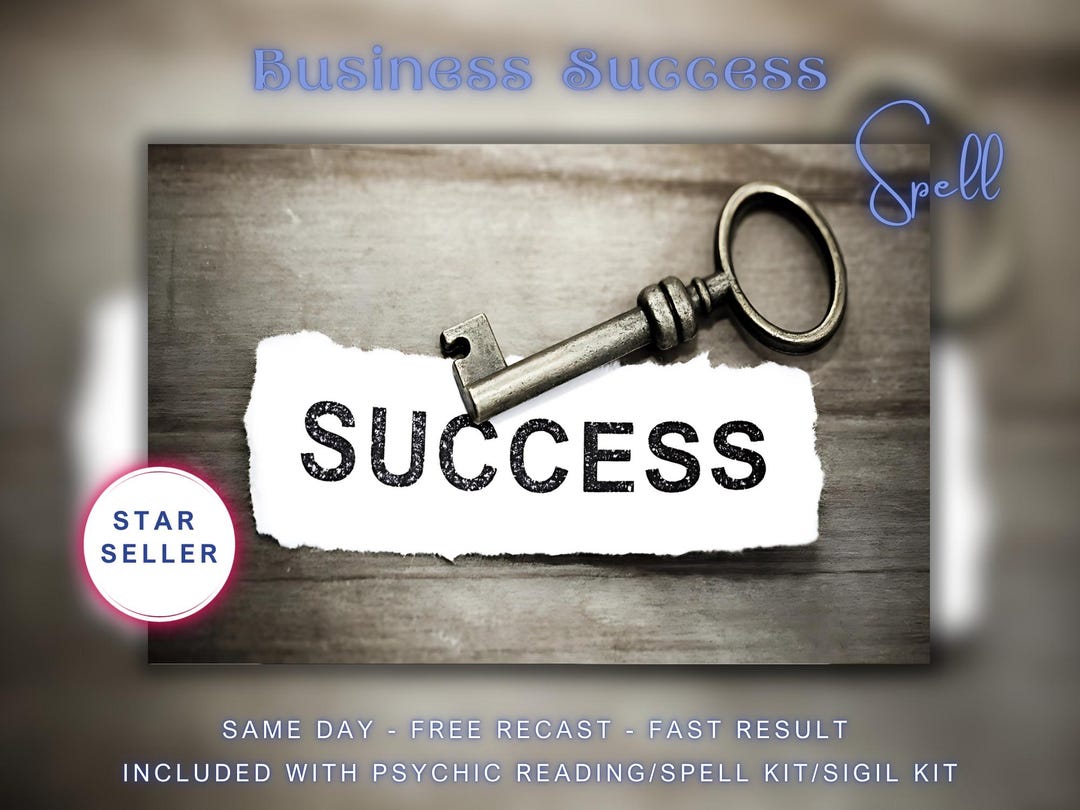 Business Success Spell: Included With Psychic Reading. - Etsy