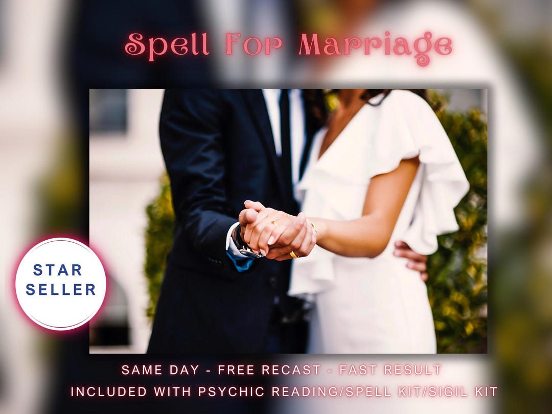 Marriage Spell: Included With Psychic Reading. - Etsy