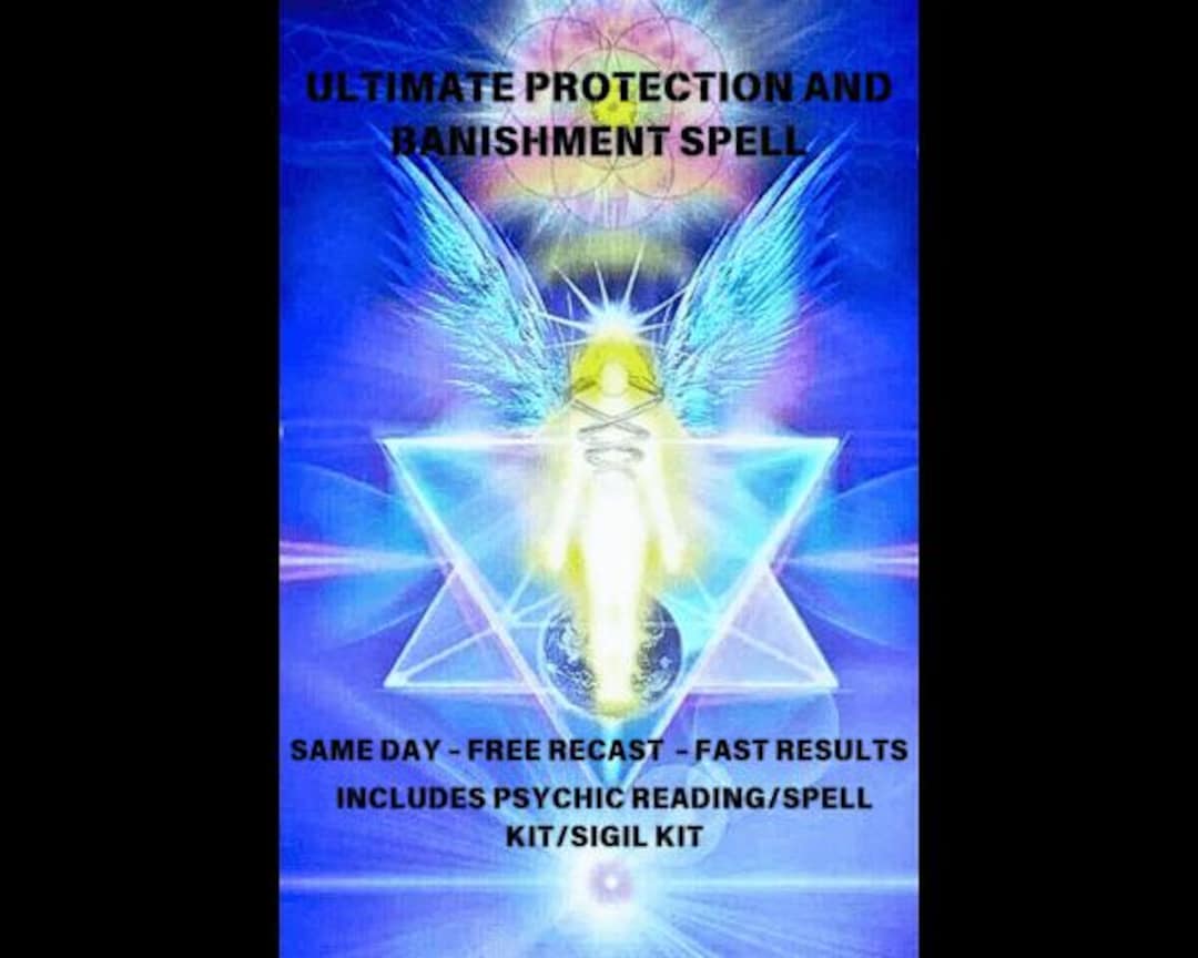 Spell for Ultimate Protection and Banishment, Included With Psychic Reading/spell Kit/sigil Kit ...