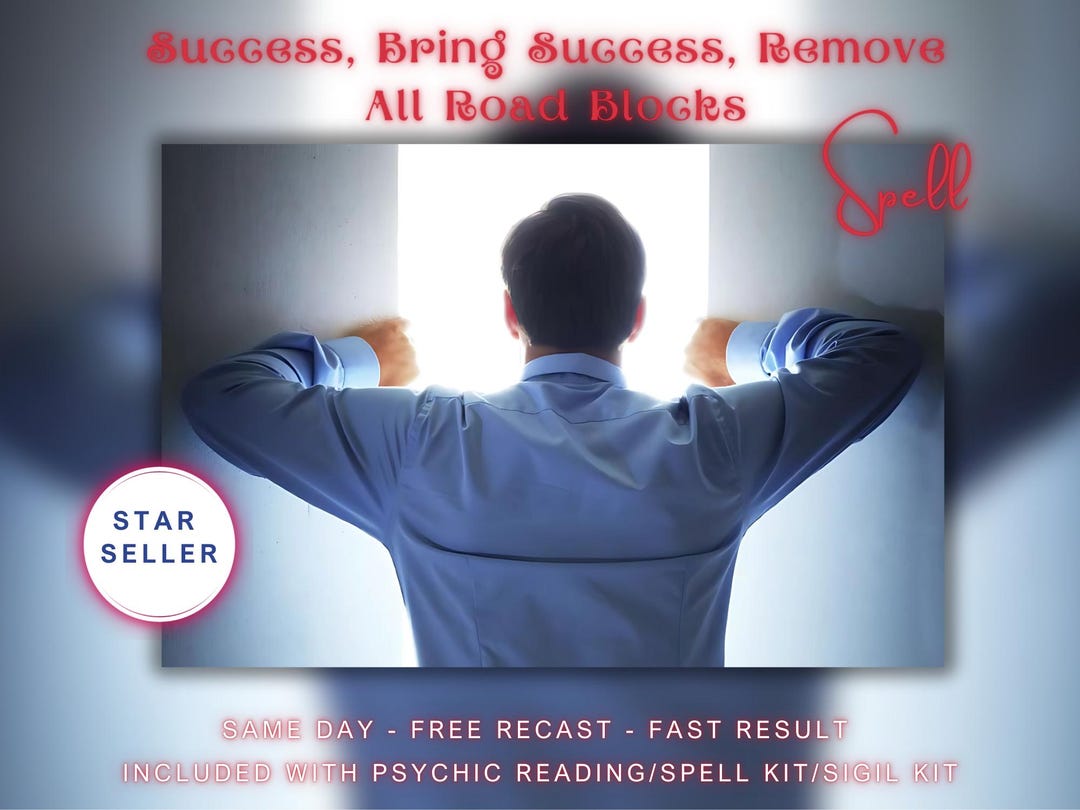 Success Spell: Remove Roadblocks, Included With Psychic Reading. - Etsy