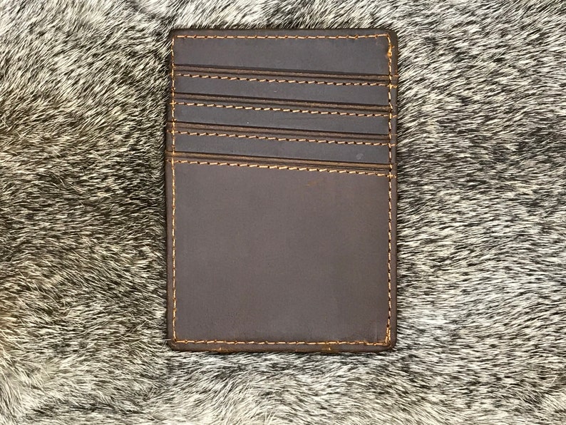 Leather Card Holder, LEATHER WALLET, Leather Wallet, MONOGRAMMED Gift ...