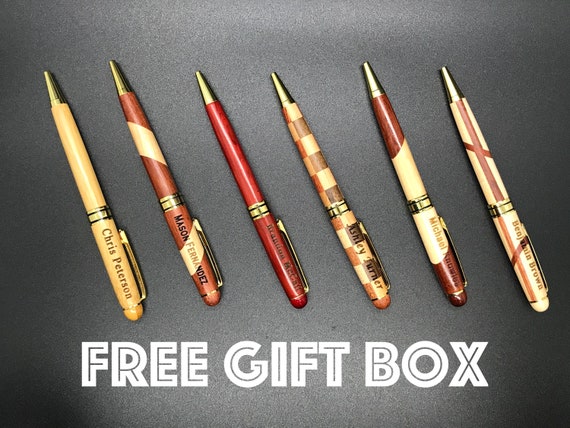 Corporate Gifts for Employees Personalized Pen Wood Pen Pen | Etsy