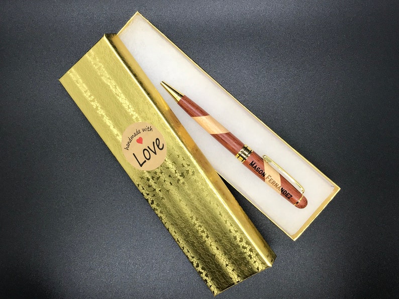 Personalized Engraved Wood Pen Custom Wooden Ballpoint Pens - Etsy