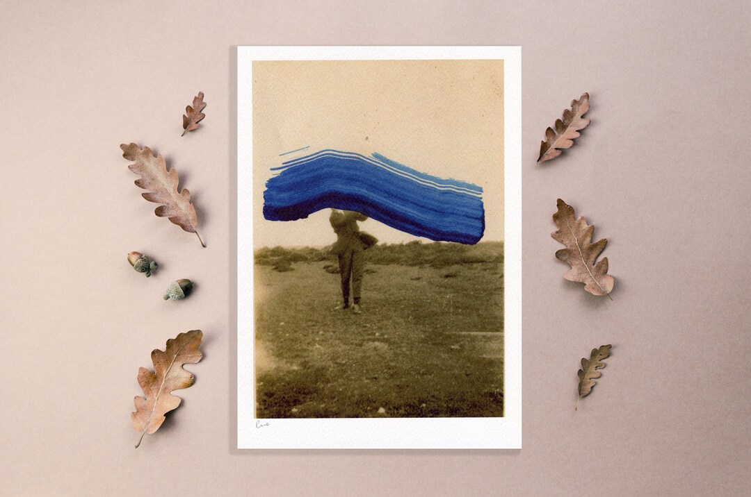 Memories in Blue Limited Edition A4 Art Print / Eve - Etsy