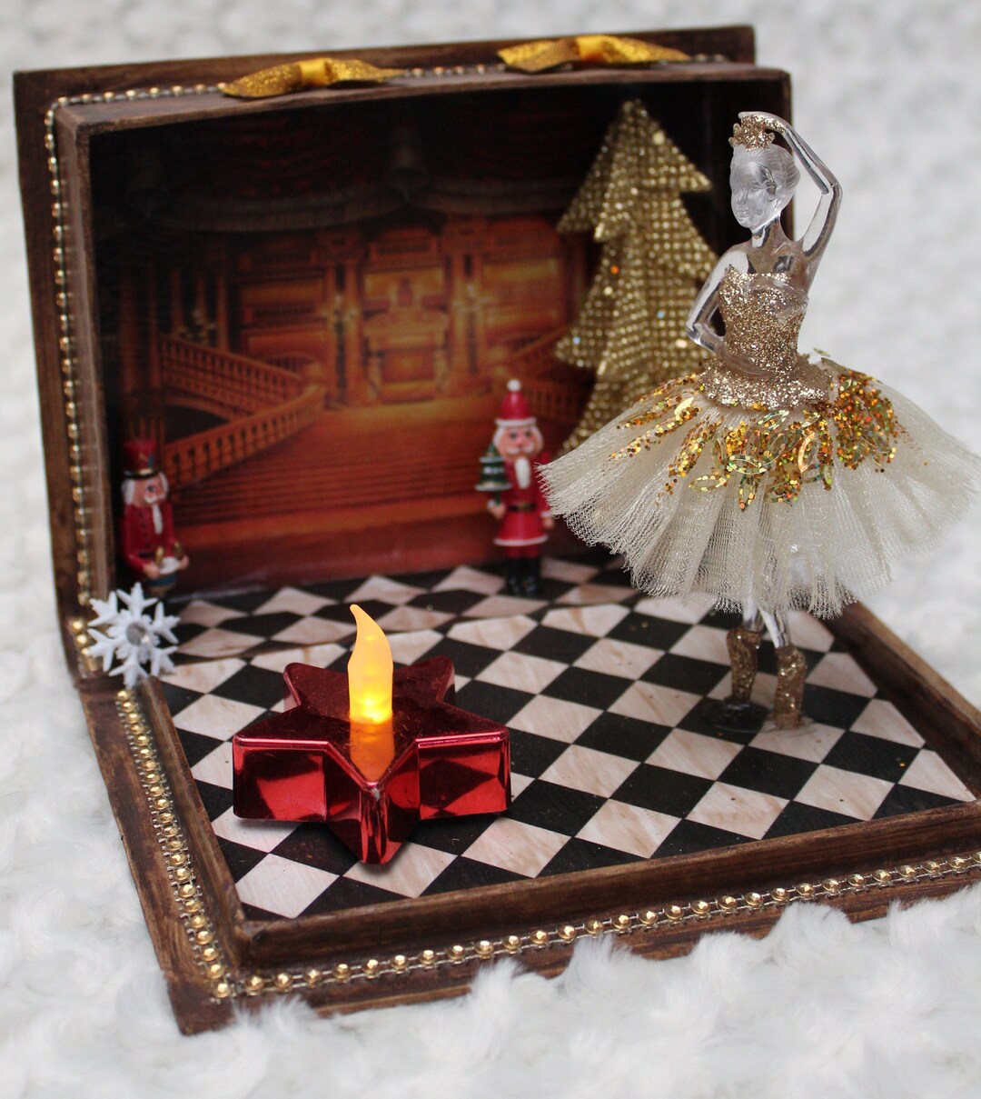 Christmas Nutcracker Suite Diorama Book - Etsy