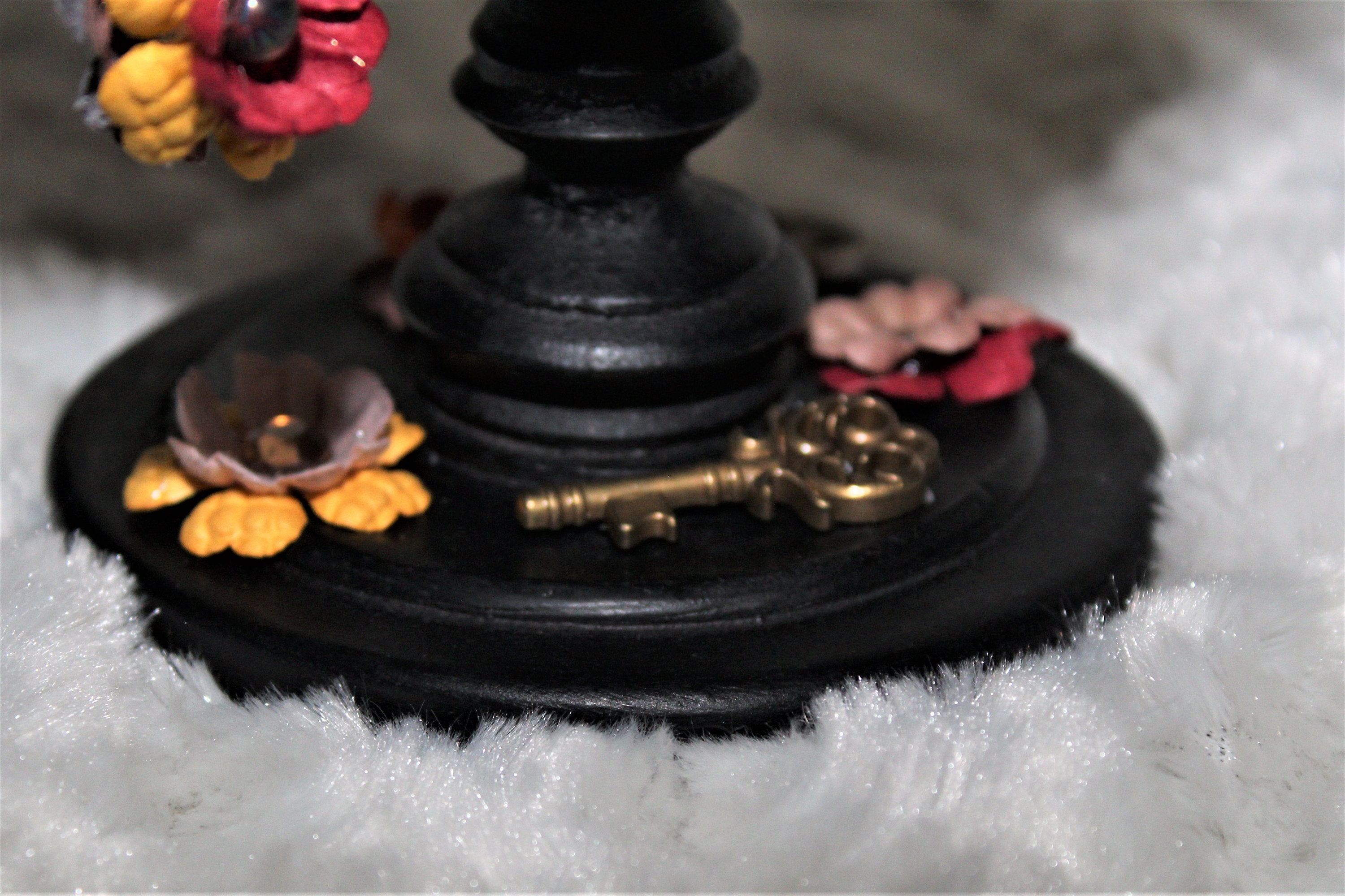 Upcycled World Map Globe With Handmade Paper Flowers With - Etsy