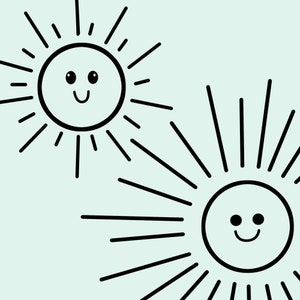 Sun Outline, Sunshine, Sun Clipart, Sun,sun Bundle Png Jpg, Sun Deisgns ...