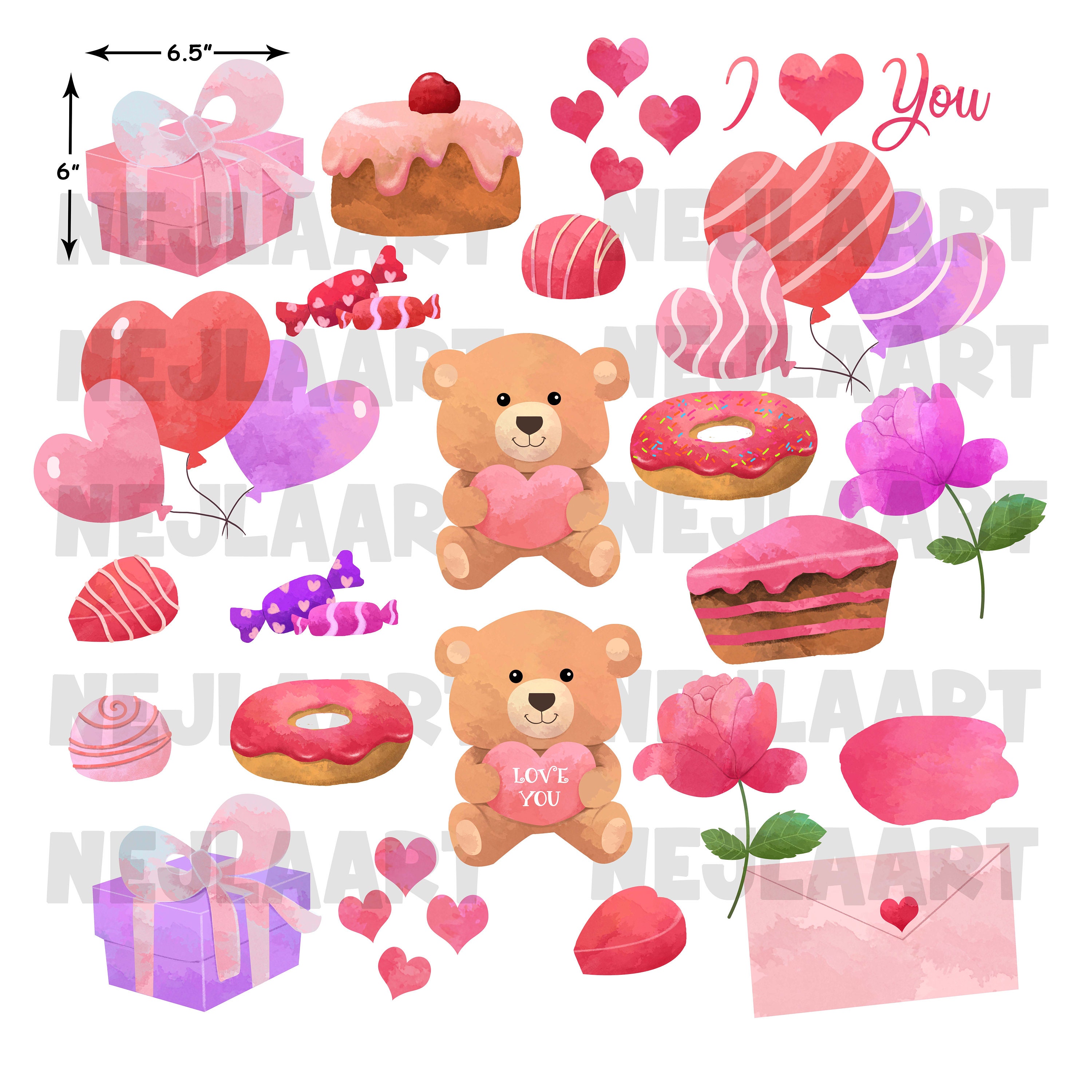 Cute Valentine Clipart, Valentine Png, Love Clipart, Valentine's Day ...
