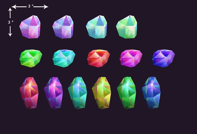 Watercolor Diamond Clipart, Diamonds Clipart, Hand Drawn Diamond Clip ...