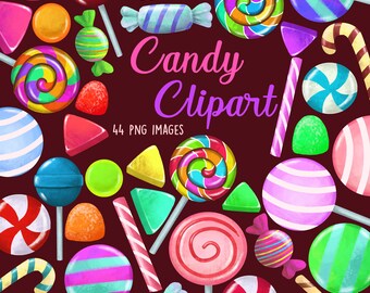 Candy Land Clip Art | Etsy