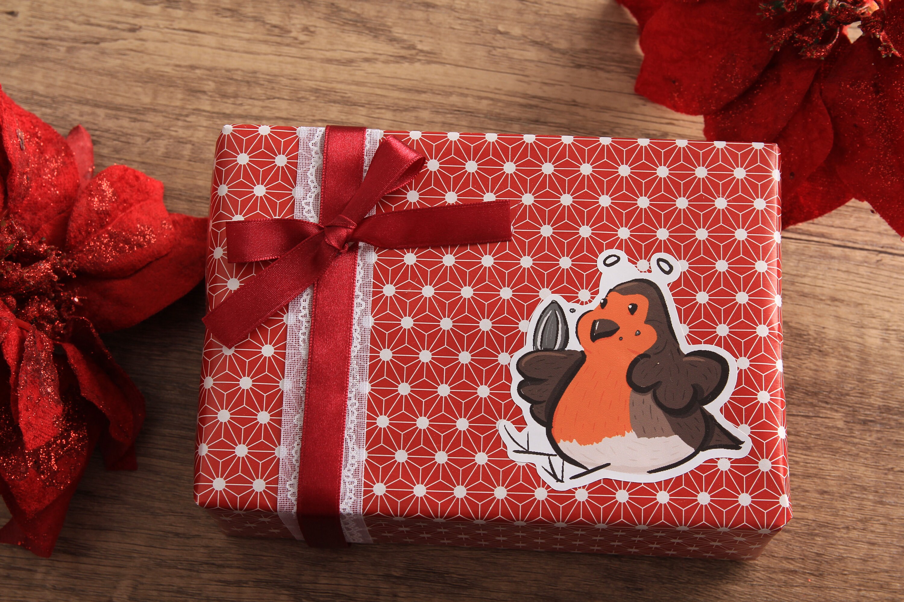 Sticker Greedy Robin Sticker Kawaii Style Illustration - Etsy