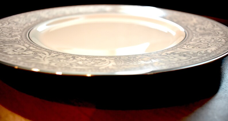Dinner Plate Renaissance Platinum by FRANCISCAN Made in USA - Etsy
