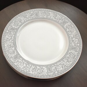 Dinner Plate Renaissance Platinum by FRANCISCAN Made in USA - Etsy