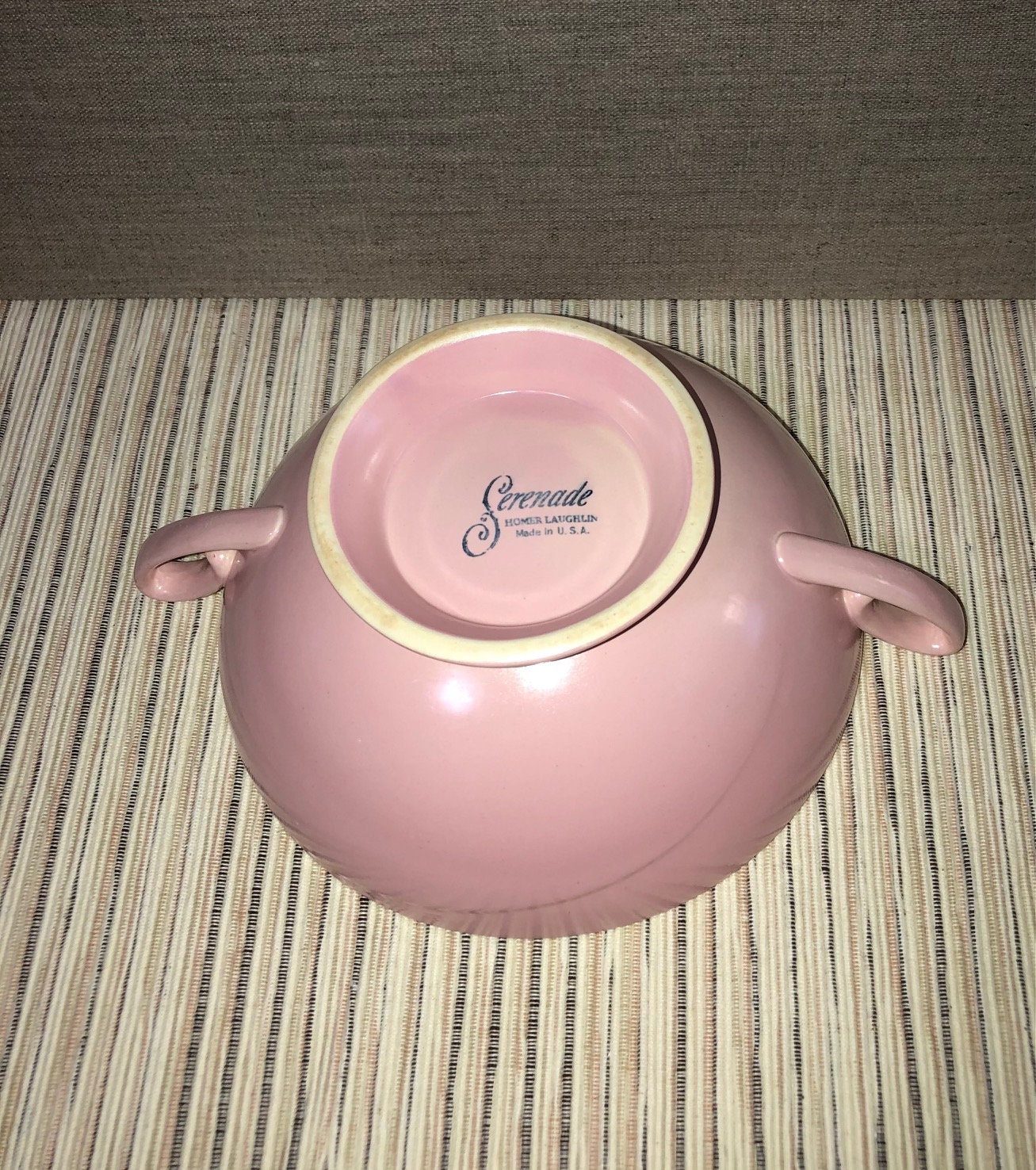 1940s Pink Serenade Casserole Dish with Lid by Homer Laughlin | Etsy