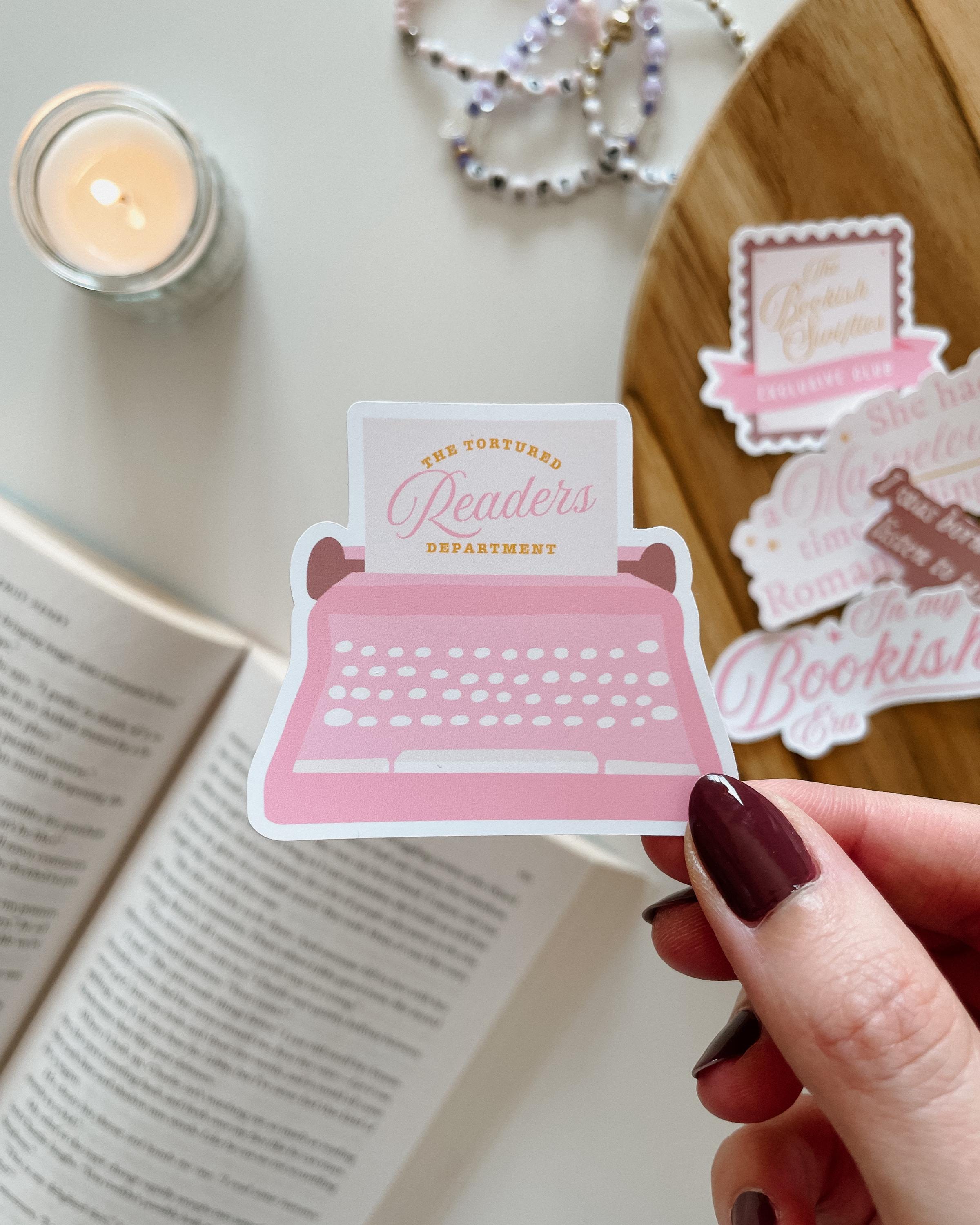 The Tortured Readers Department Sticker | Bookish Stickers | Kindle ...