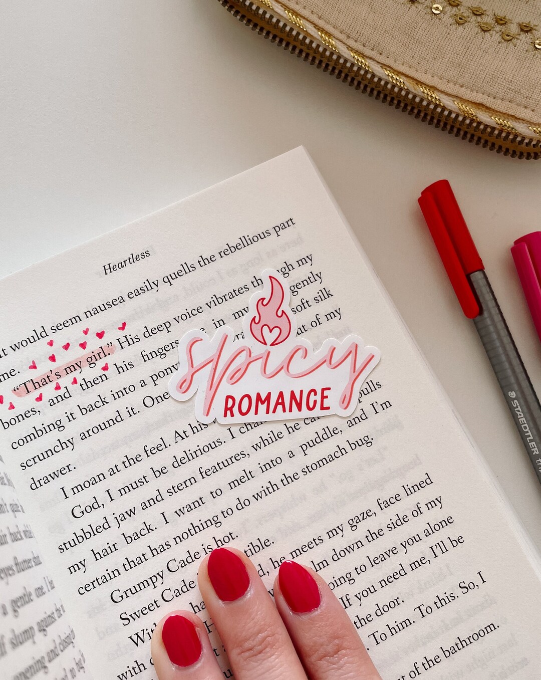 Romance Reader Stickers | Spicy Romance Stickers | Smut Stickers | Smut ...