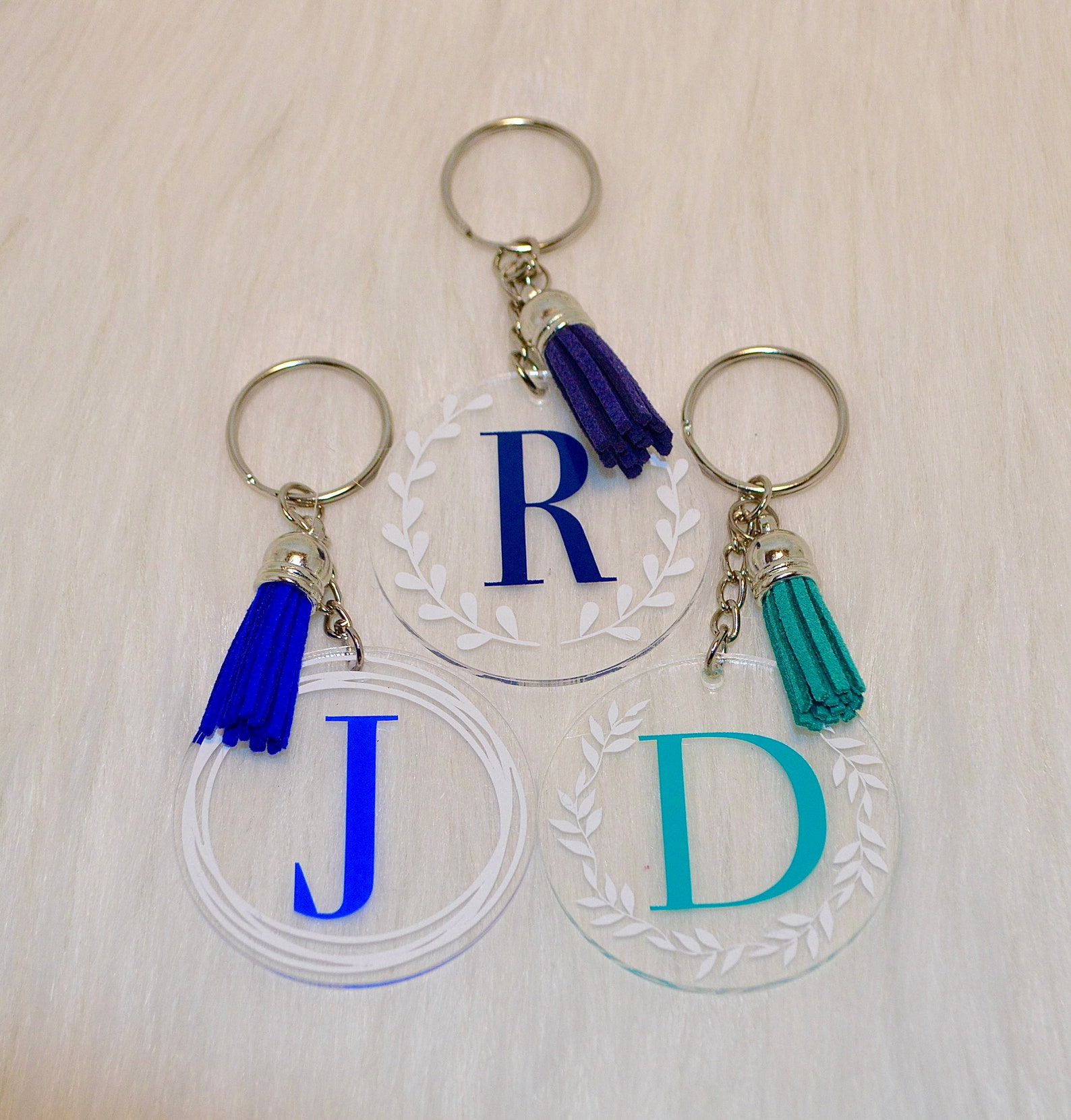 Personalized Keychain Acrylic Disc Acrylic Disc - Etsy