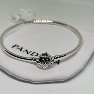 Pandora Disney Alice in Wonderland Cheshire Cat Bangle - Etsy