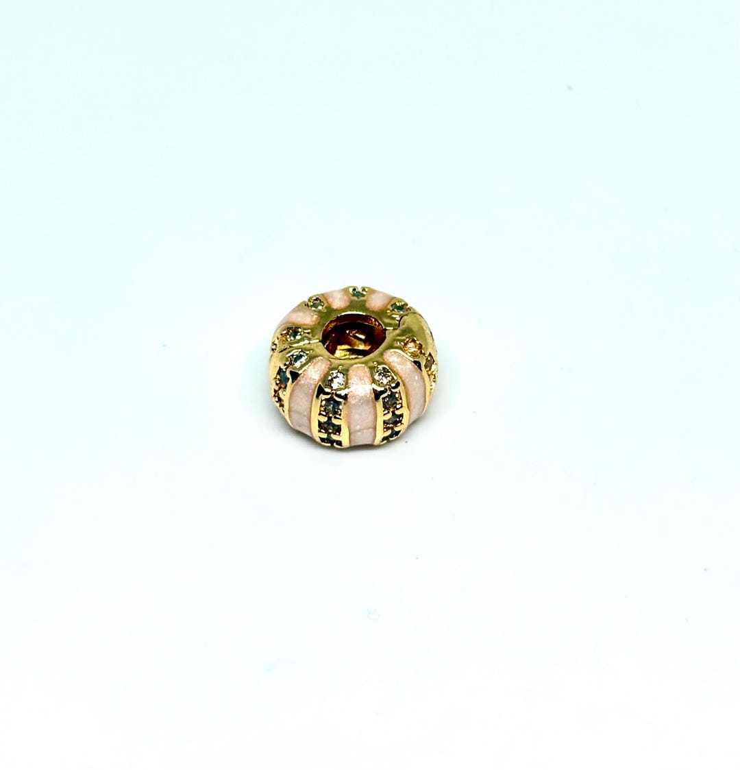 Pandora Stones & Enamel Gold-plated or S925 Sterling Silver Clip Charm ...