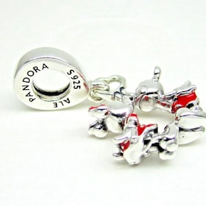 Pandora Charm, Mickey and Minnie Mouse Kissing Dangle #790075C01 - Etsy