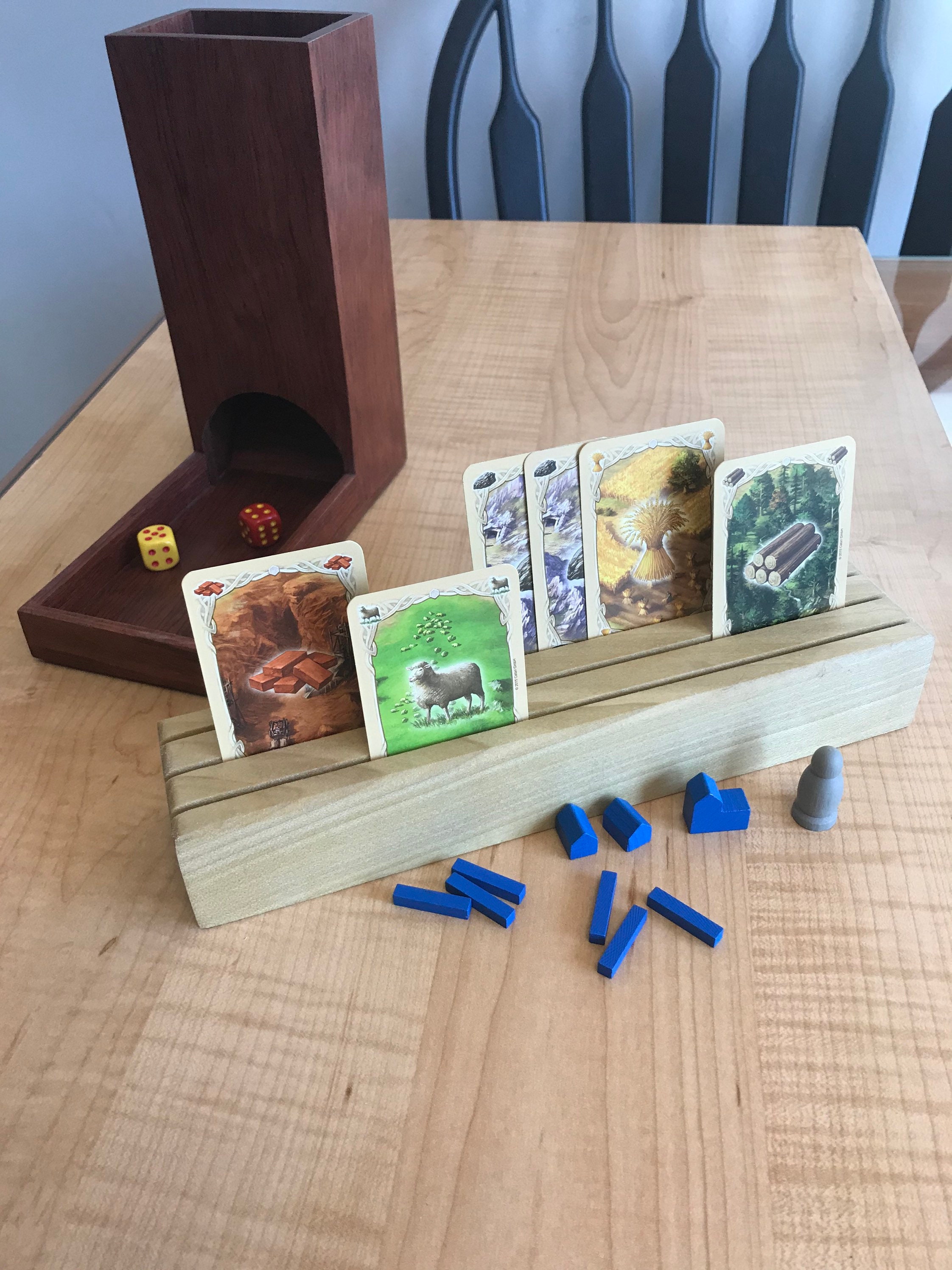 Wooden Card Racks - Etsy
