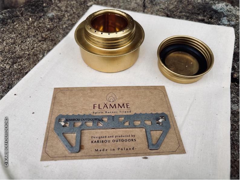 Spirit Burner and Tripod FLÄMME (stand, Trivets), Alcohol Stove ...