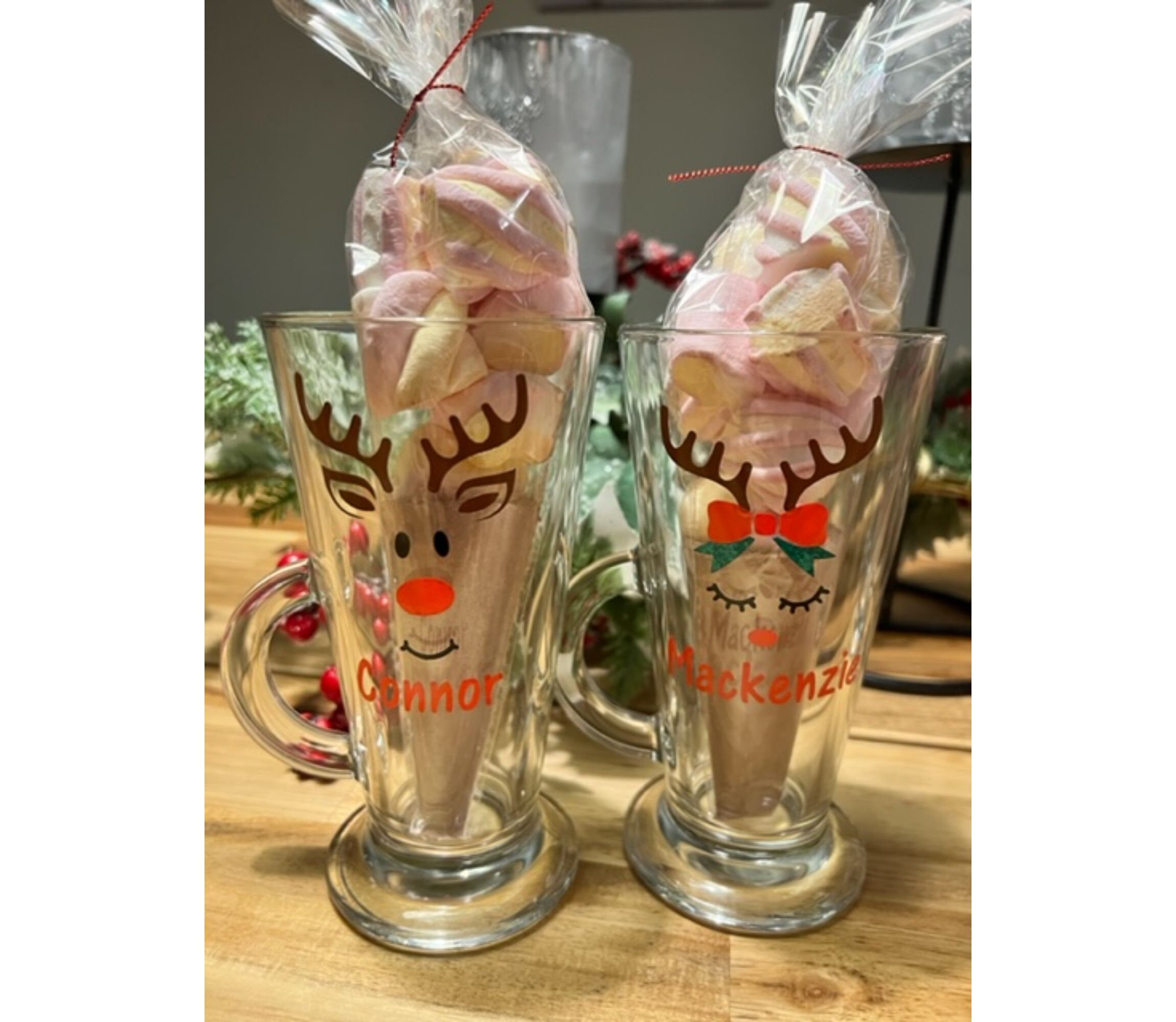 Gorgeous Individual Personalised Christmas Hot Chocolate Glass a Must ...