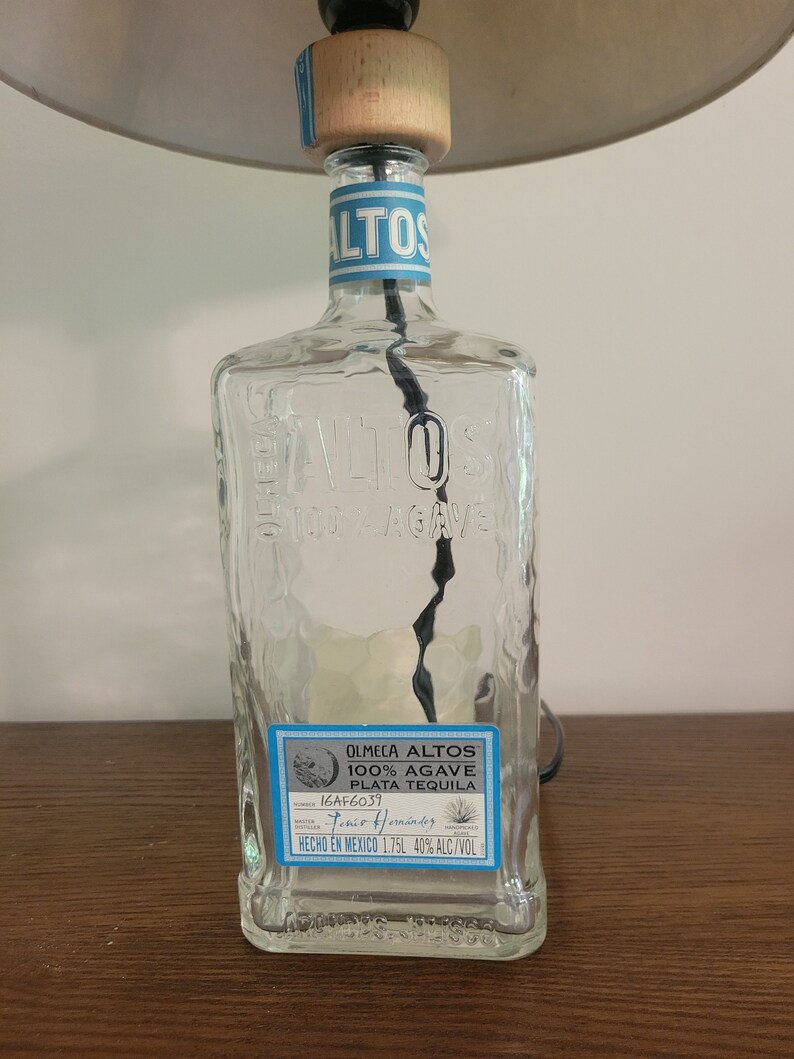 Olmeca Altos Tequila Bottle Lamp - Etsy