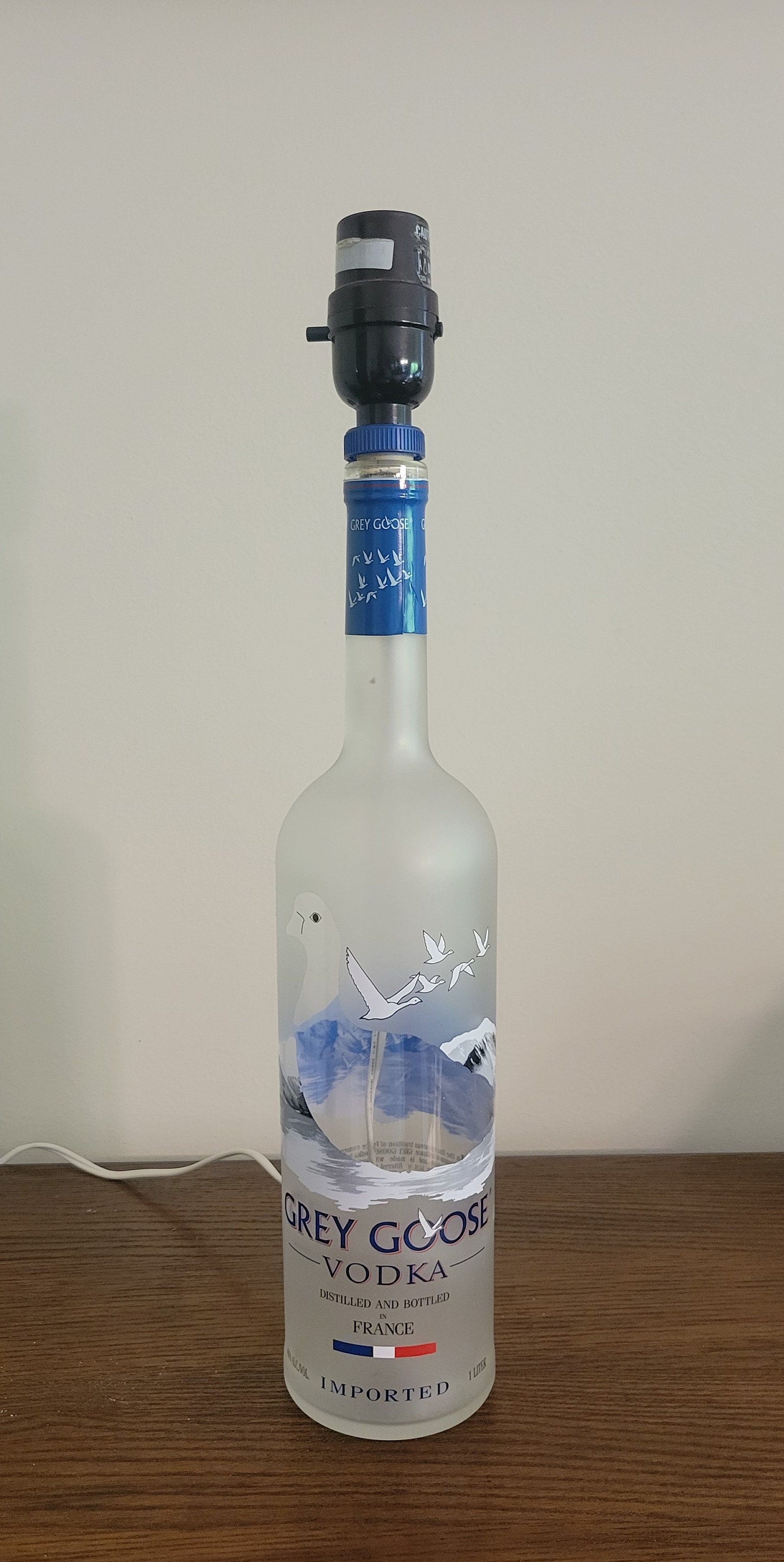 Grey Goose Vodka Bottle Lamp - Etsy