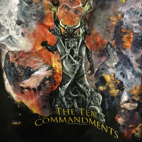 Malevolent Creation The Ten Commandments T Shirt Gem