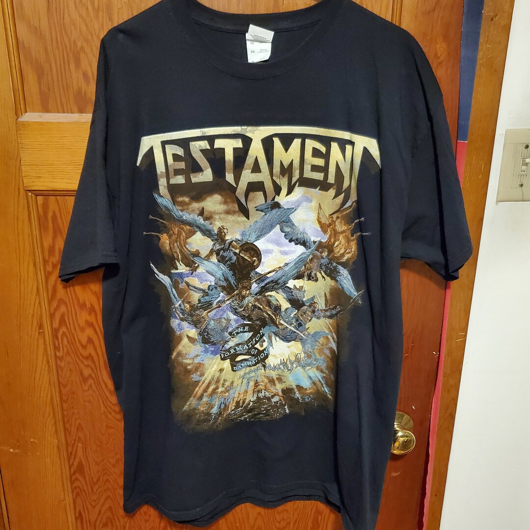 Testament the Formatiom of Damnation 2016 North American Tour T-shirt ...