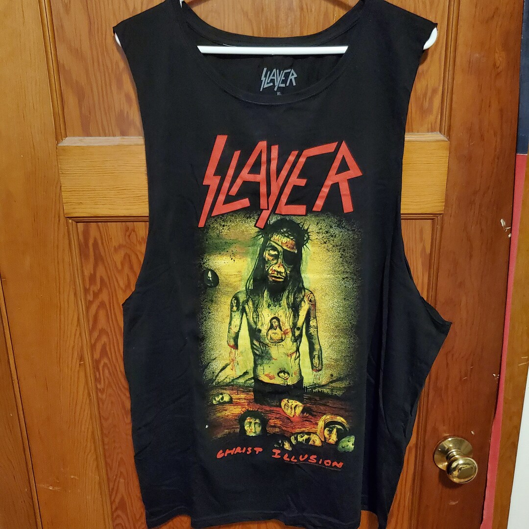 Slayer Christ Illusion Muscle Tank - Etsy