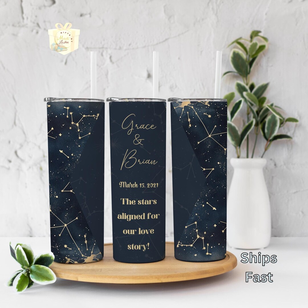 Personalized Star Map Tumbler: Custom Constellation Gift - Etsy