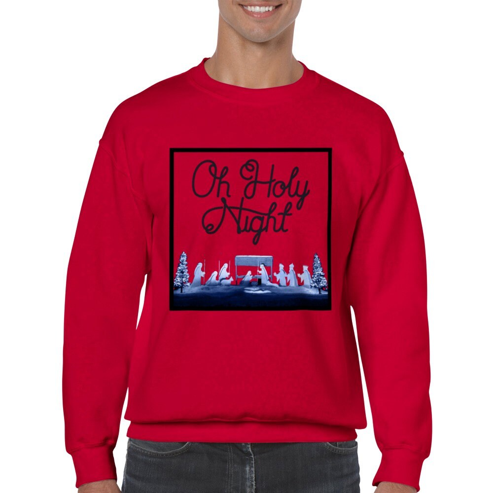 Night O Holy Night Christmas Sweater Holis Oh Holy Night - Etsy