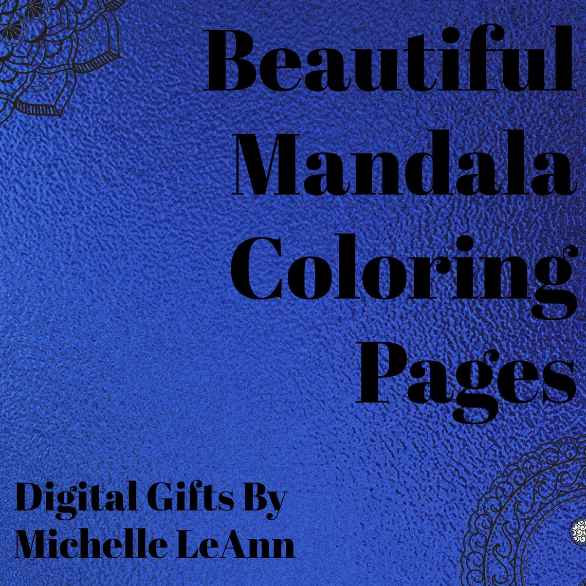 Mandala Printable Adult Color Pages Floral Coloring Book Vol 1 DIY - Etsy