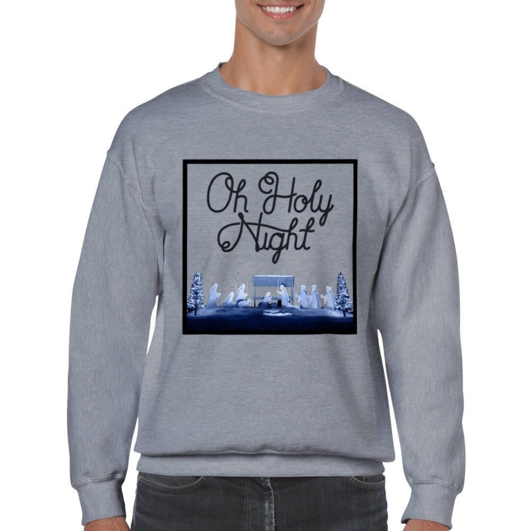 Night O Holy Night Christmas Sweater Holis Oh Holy Night - Etsy