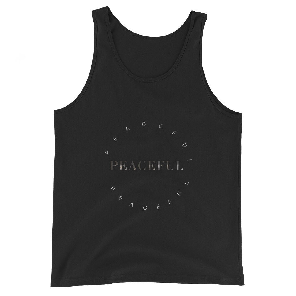 Peaceful Tank, Peaceful Inspirational Tank, Positive Quote Shirt for ...