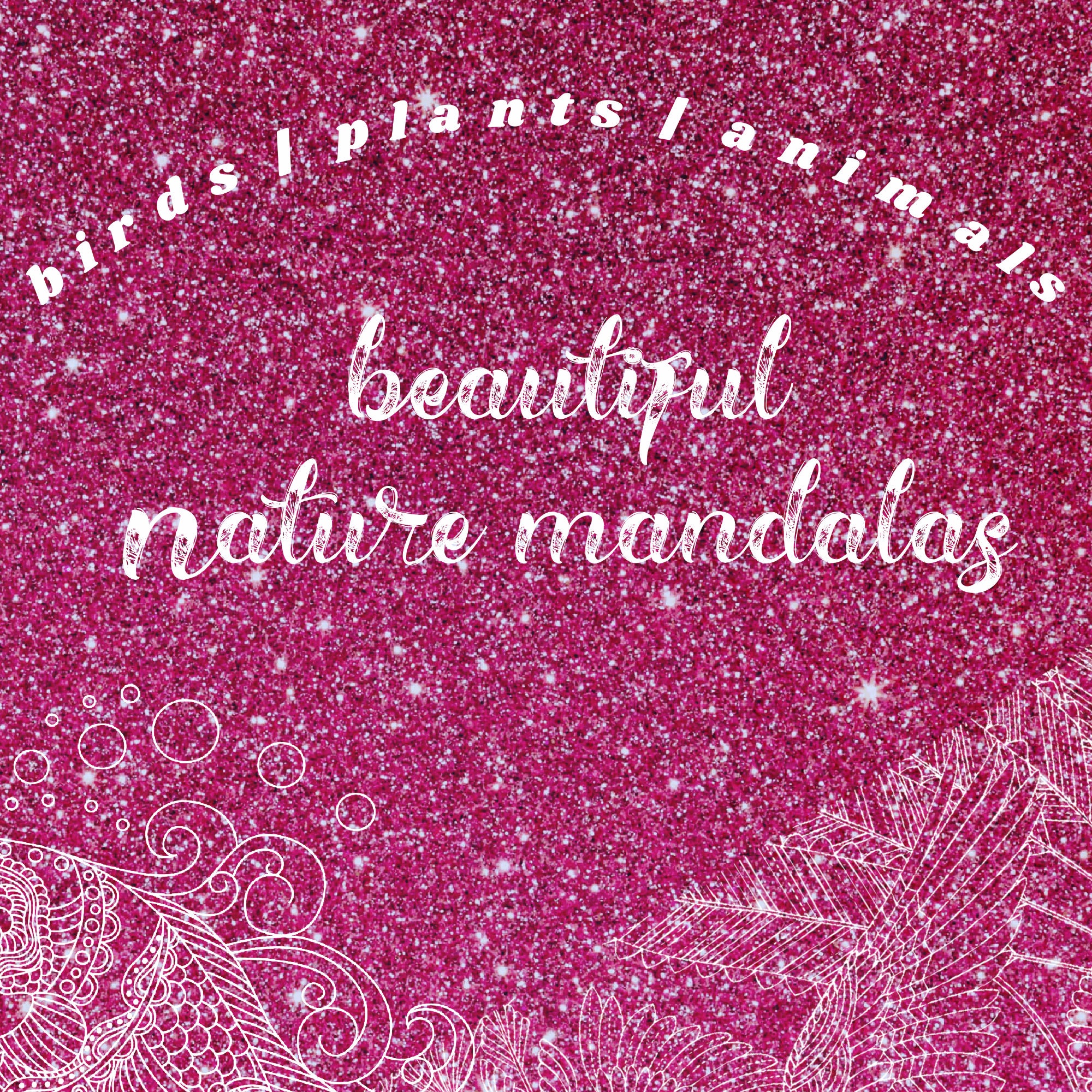 Adult Coloring Pages Nature Mandala Easy Printables Digital - Etsy