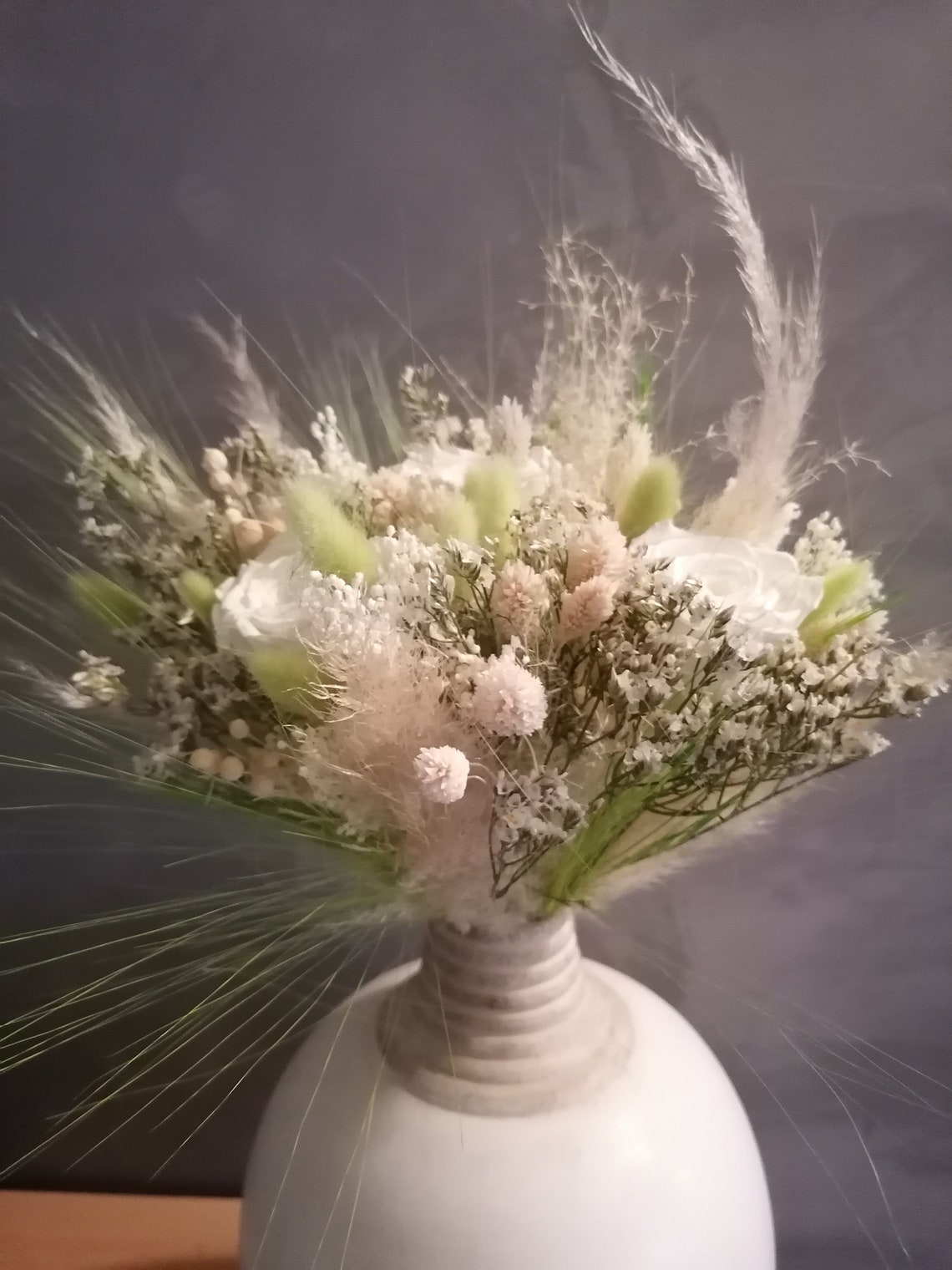 Phosphorescent Pink GLOW Bouquet, Dried Flower Bouquet - Etsy