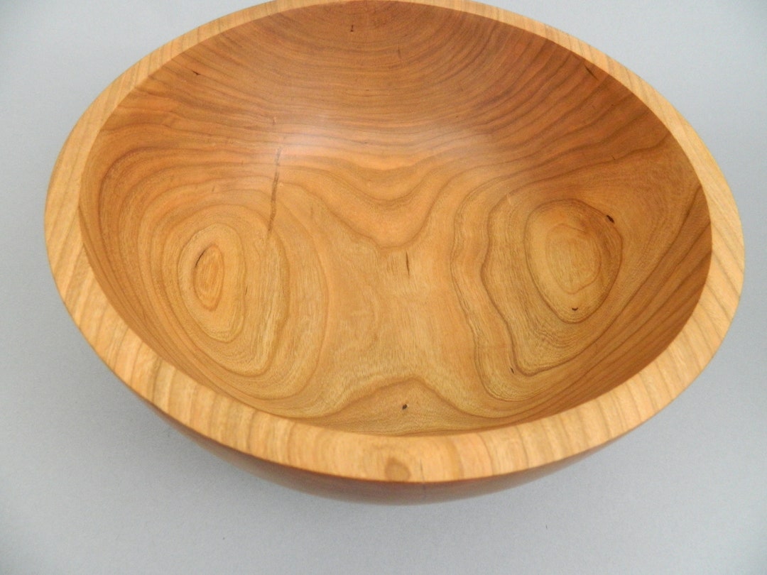 Gorgeous Hand Turned Cherry Bowl - Etsy