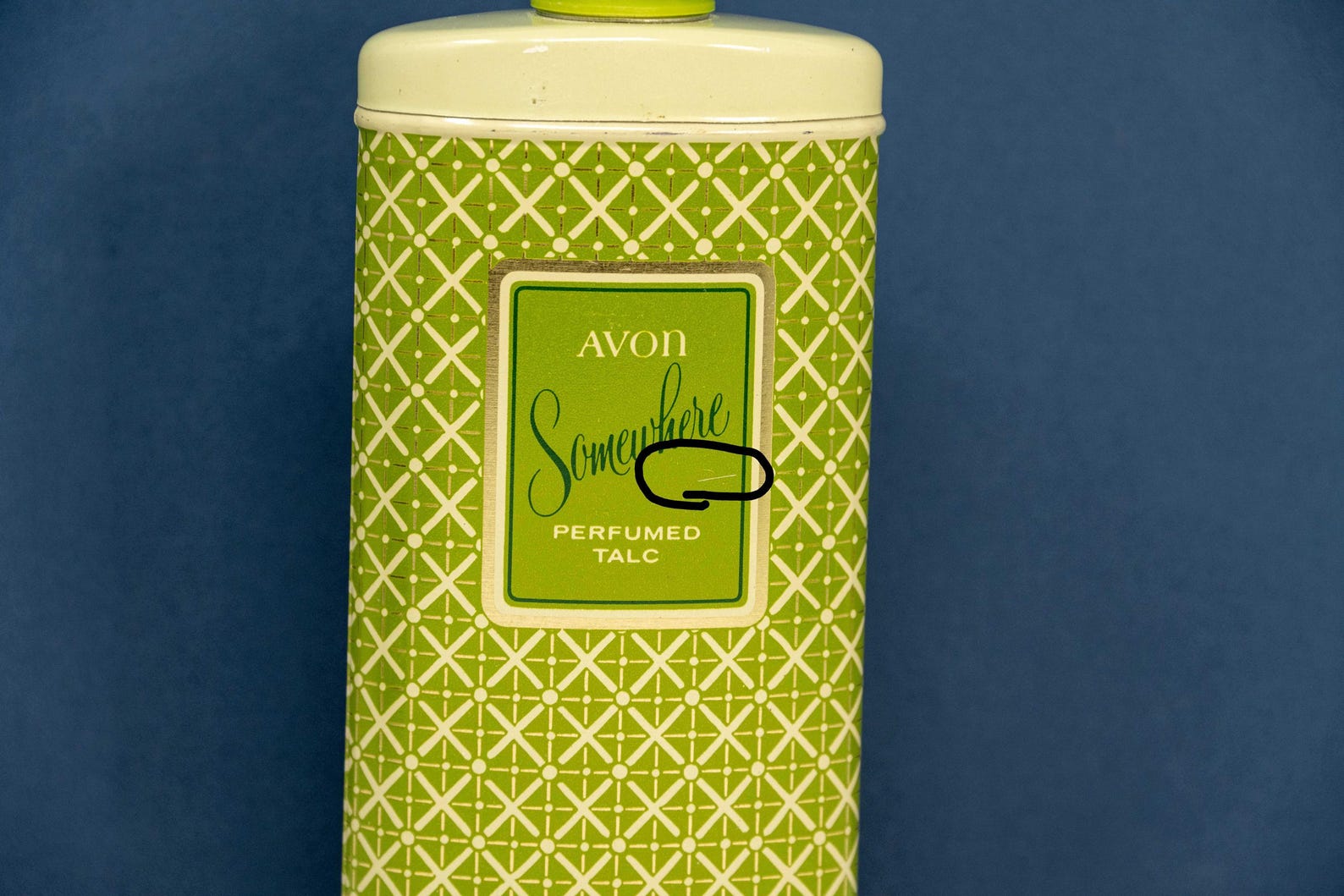 Vintage Avon Somewhere Perfume Talc - Body Powder 2.75 Oz ...