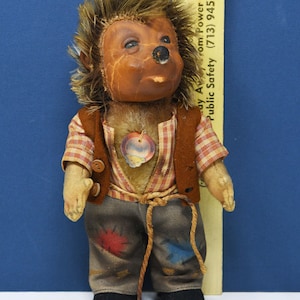 Original 1950's Mecki - Steiff Hedgehog Doll - Original Tag - Collector ...