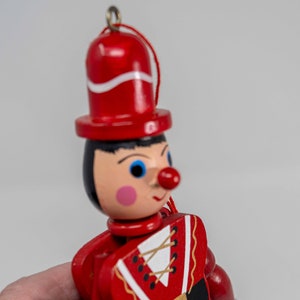 Vintage Pull String Clown Puppet Wooden Ornament 1990s - Etsy
