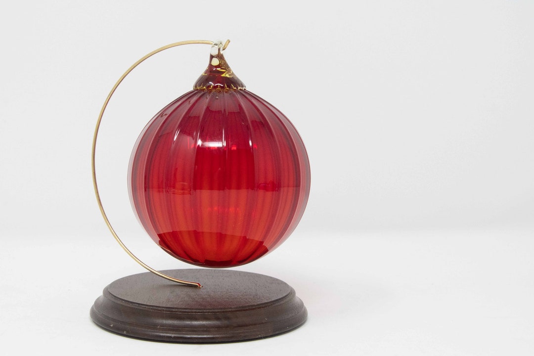 Vintage Hand Blown Gilmore Glass Ornament 1996 Art Glass Christmas ...