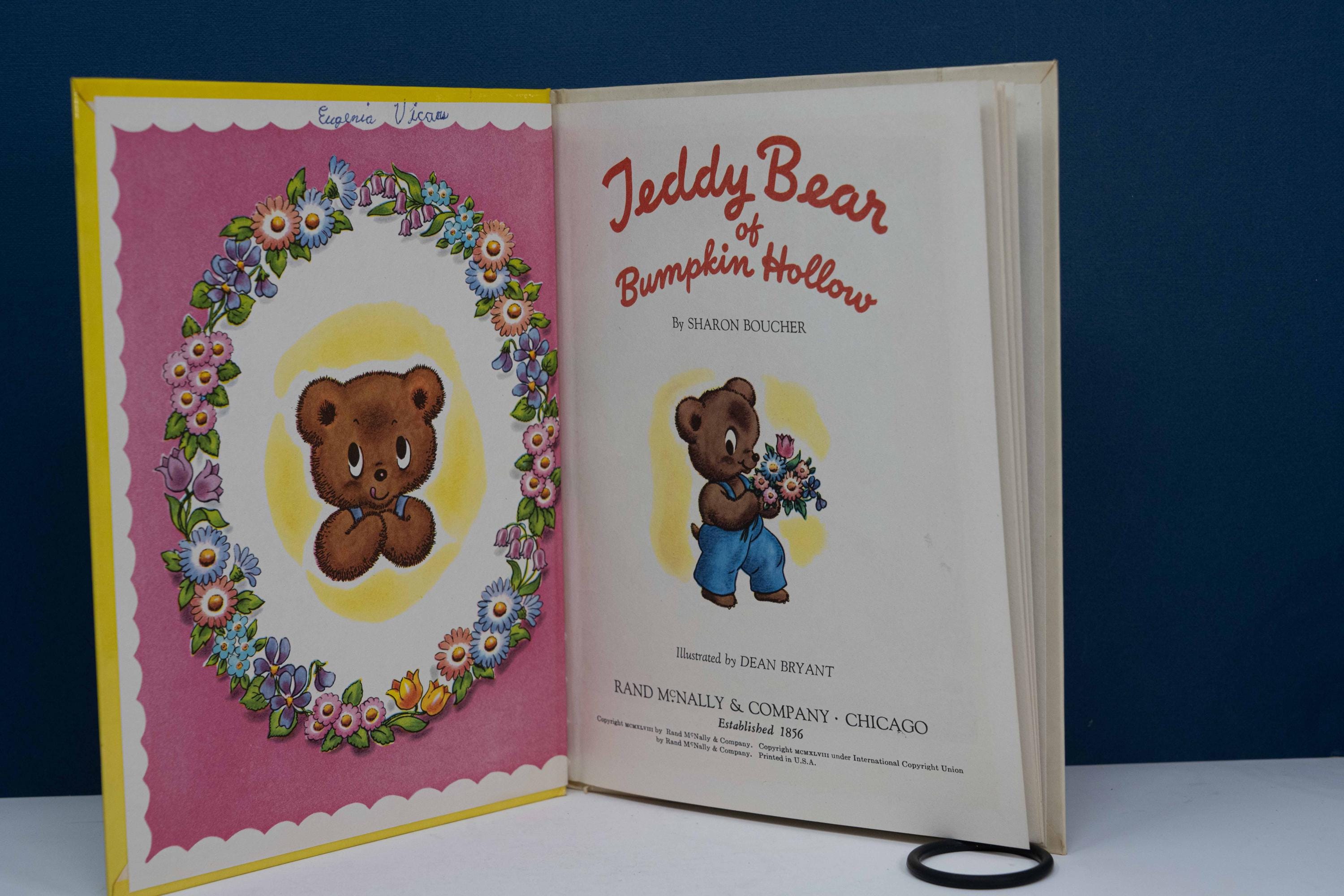 Vintage Teddy Bear of Bumpkin Hollow A Rand Mcnally Book by Sharon ...