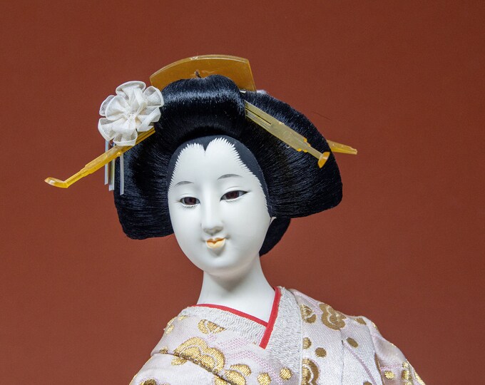 Vintage Beautiful Japanese Geisha Doll Etsy