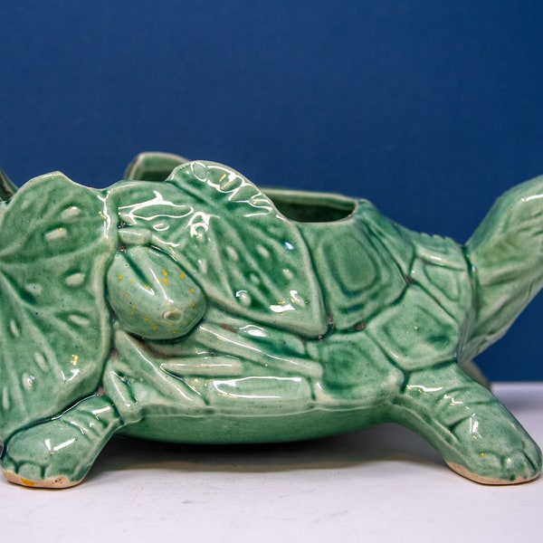 Pottery Turtle Planter - Etsy