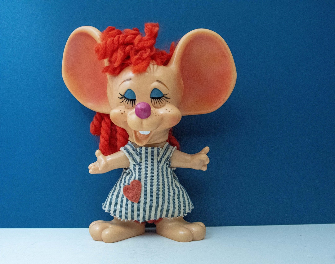 Vintage Roy Des of Florida Girl Mouse Bank - 1970 - Collectible - Etsy