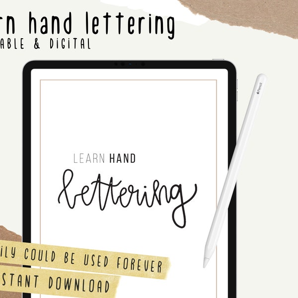 Learn Lettering - Etsy